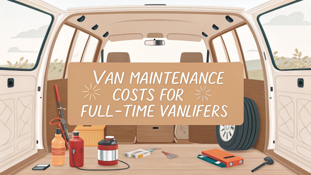 Van Maintenance Costs for Full-Time Vanlifers - Makeup Cases